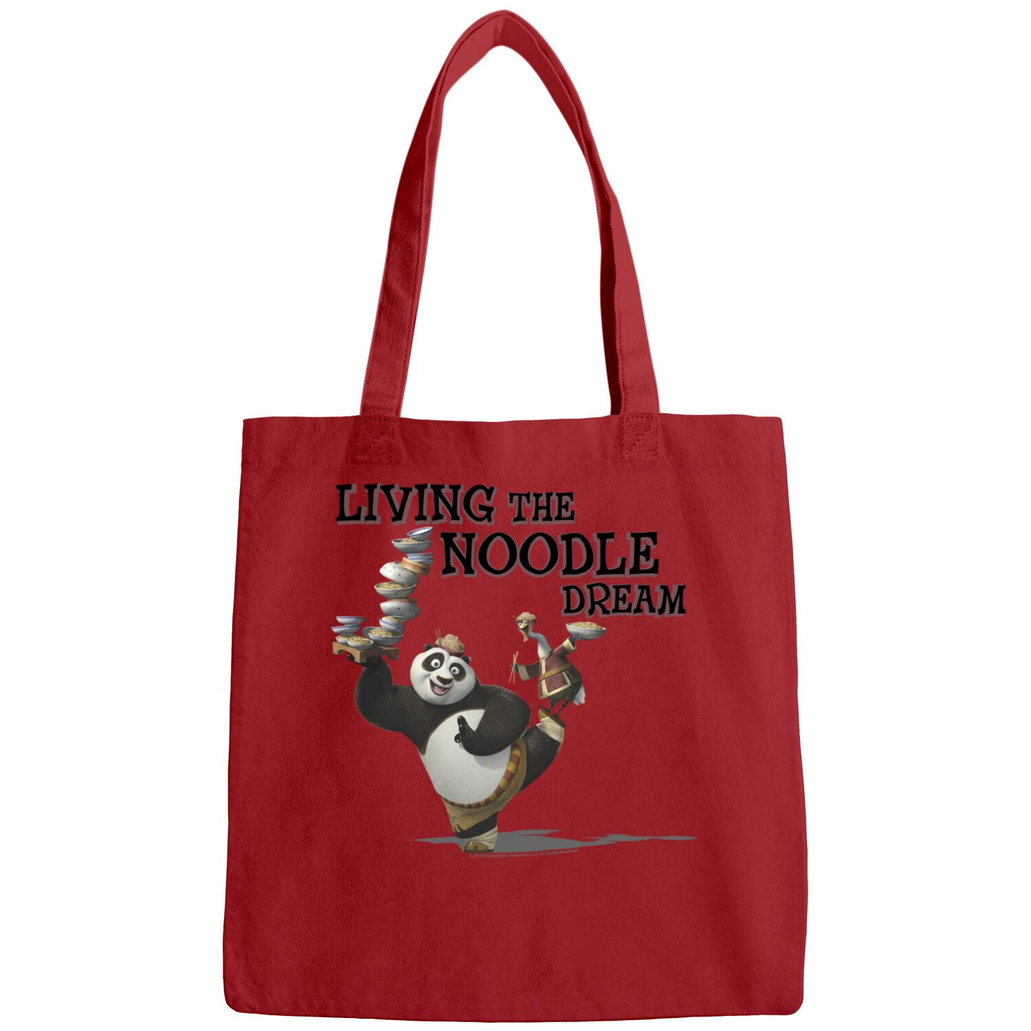 Chibi Panda Bags Kung Fu Panda Po And Mr. Ping Living The Noodle Dream