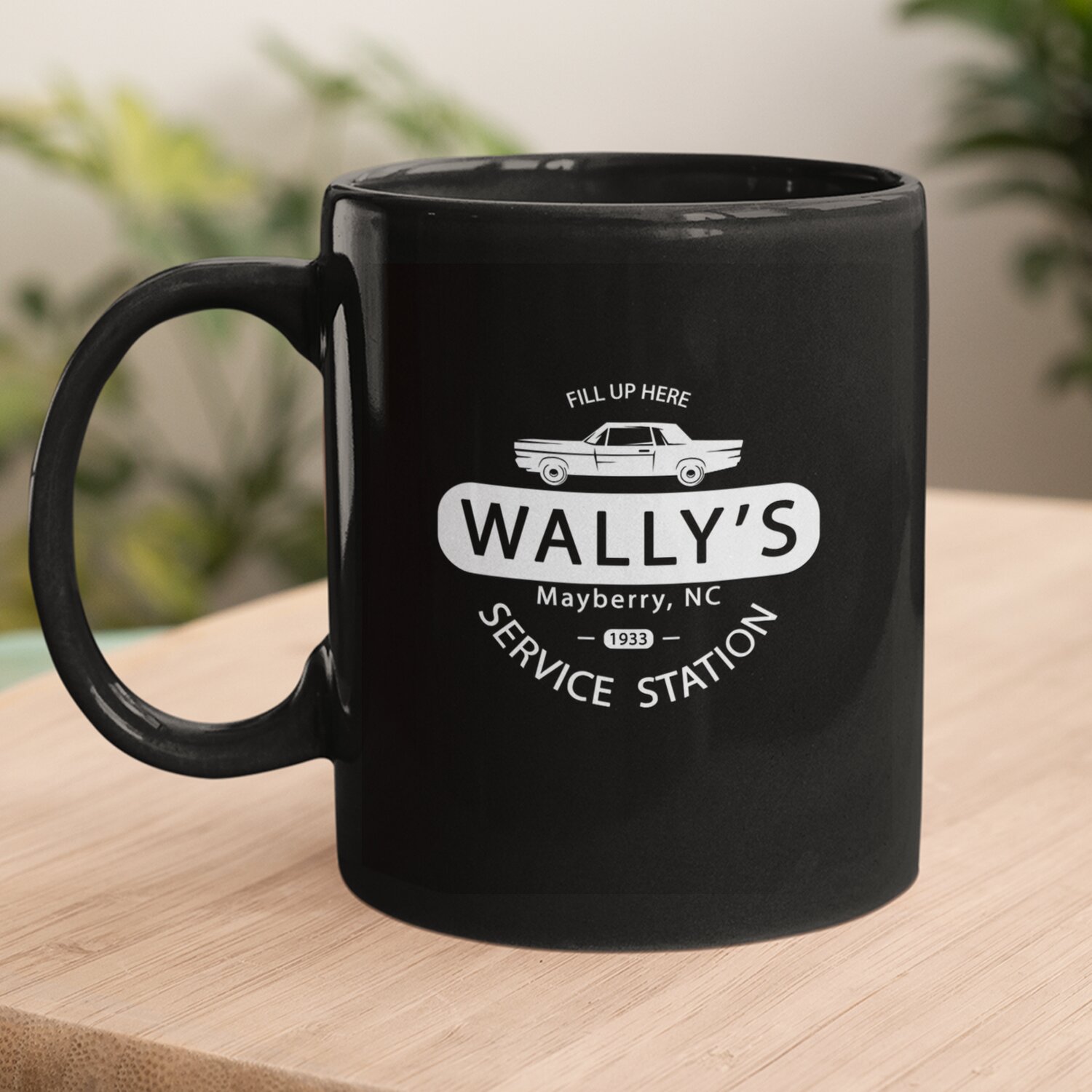 Andy Griffith Show Wally's Service Station Classic TV Mugs