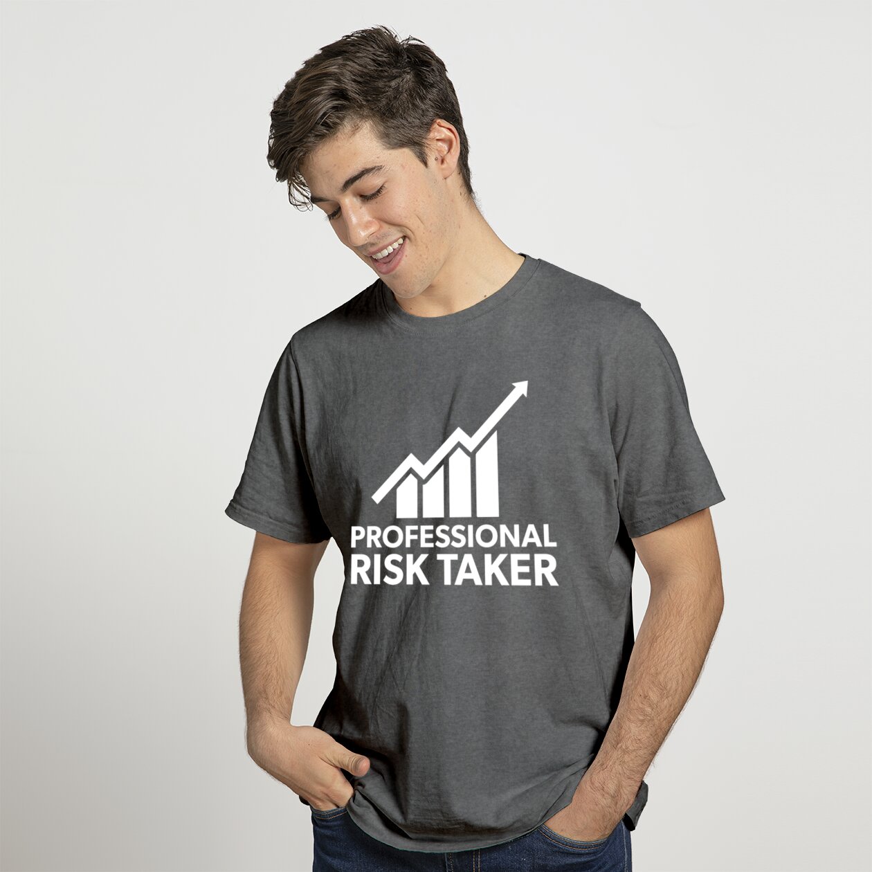 Professional Risk Taker CHART White T Shirt
