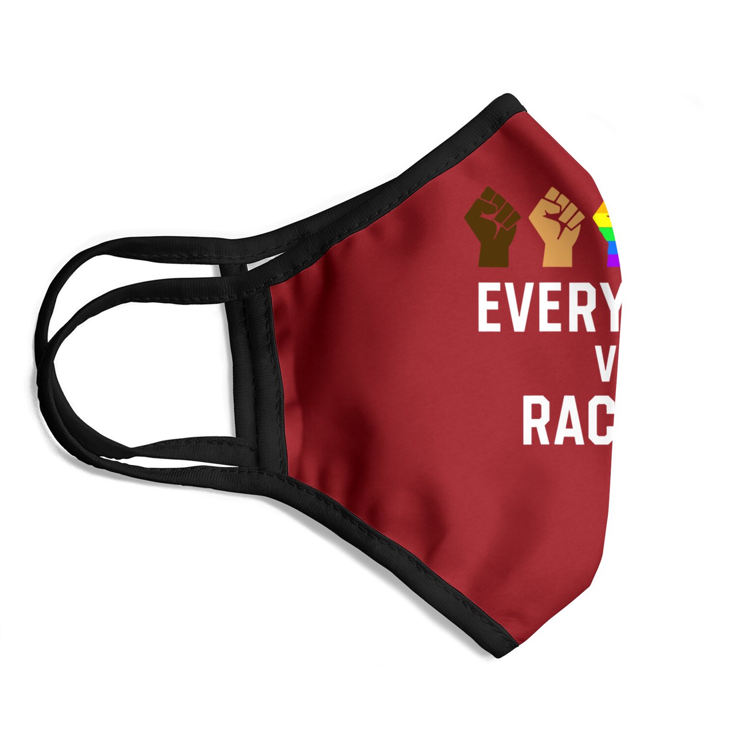Everybody Vs Racism Civil Rights Anti Racist BLM Face Masks