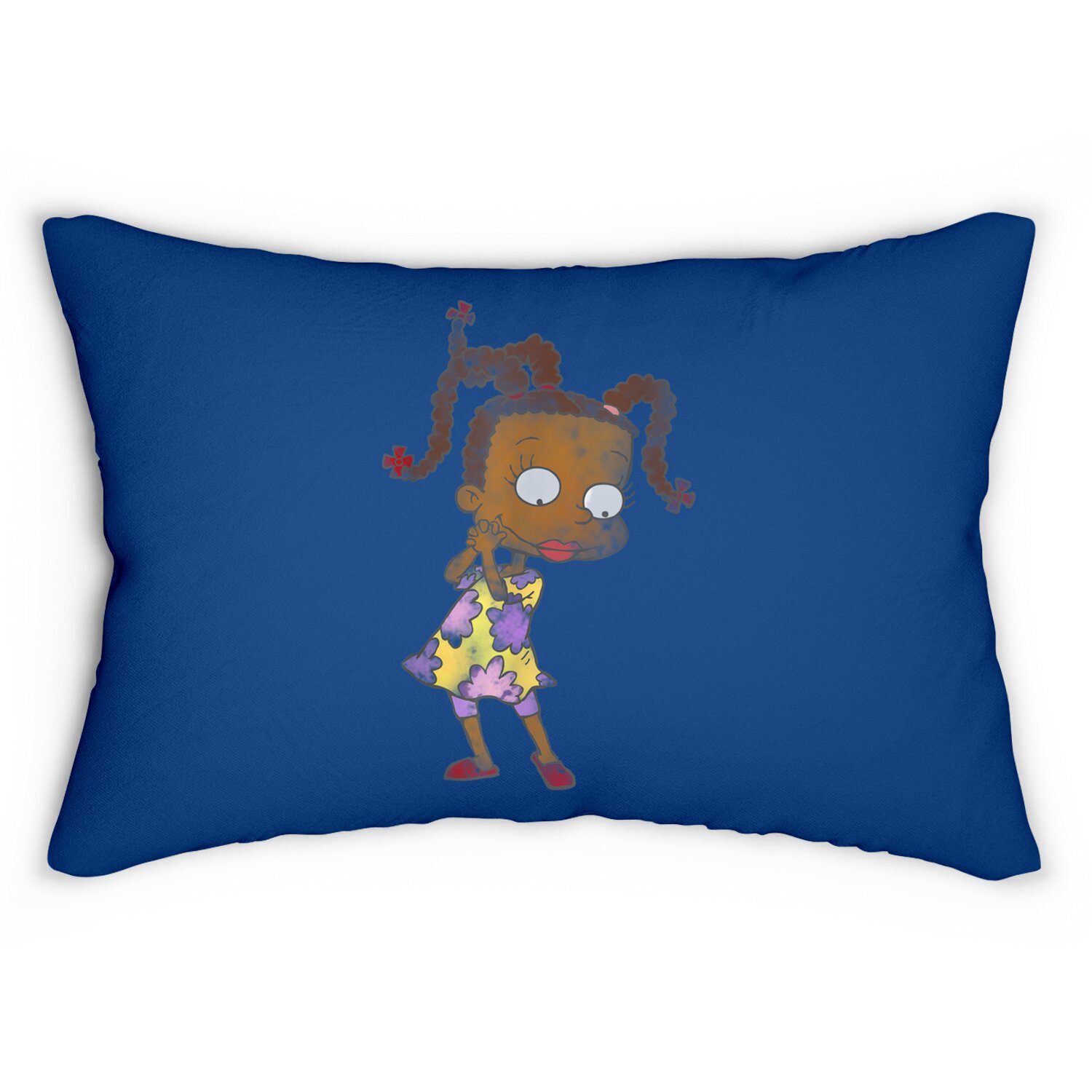 Rugrats Lumbar Pillows Rugrats Susie Cute Pose Watercolor Portrait ...