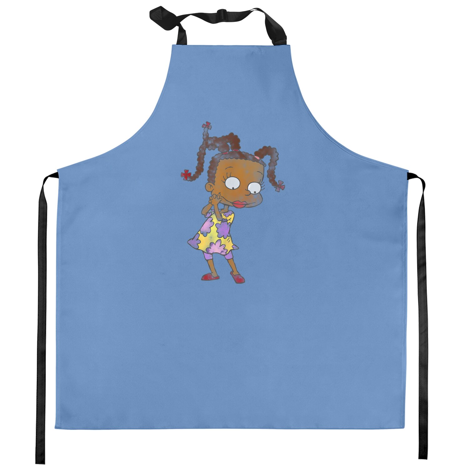 Rugrats Kitchen Aprons Rugrats Susie Cute Pose Watercolor Portrait Graphic