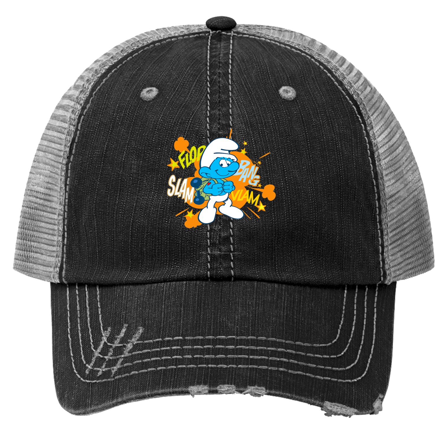 The Smurfs - TLV Hefty Smurf Trucker Hats Designed & Sold By Juan Casal