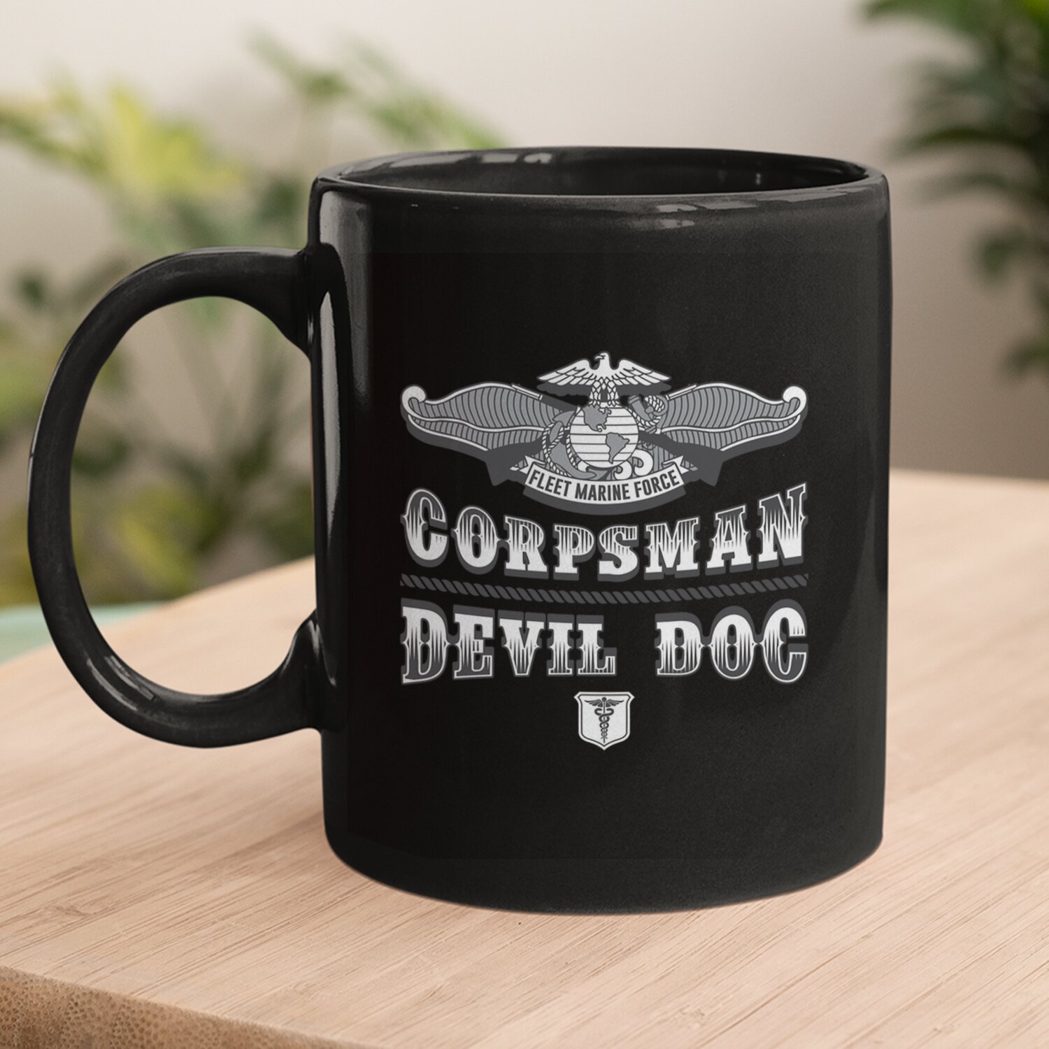 Navy Corpsman Devil Doc FMF 8404 Mugs