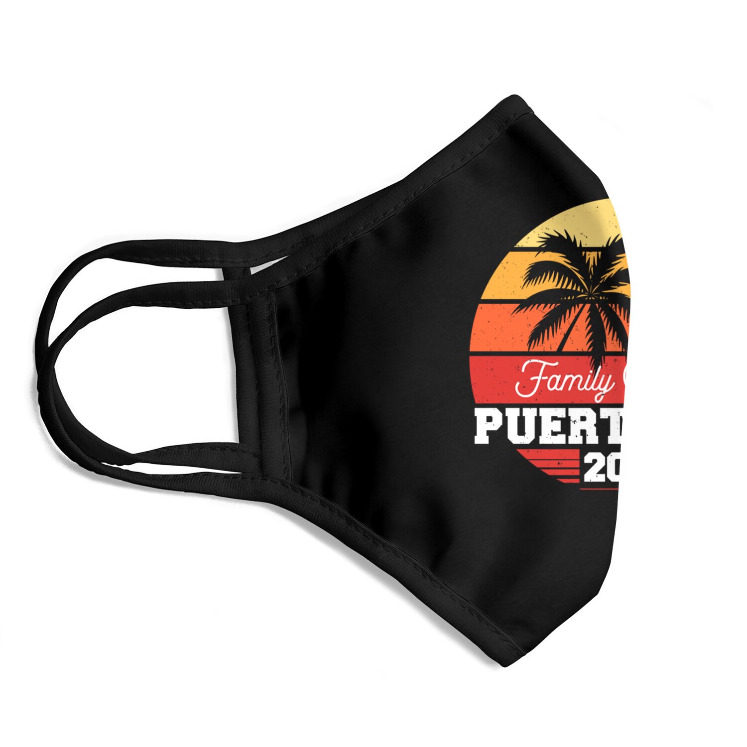 Puerto Rico Family Vacation 2022 Matching Family Group Face Masks