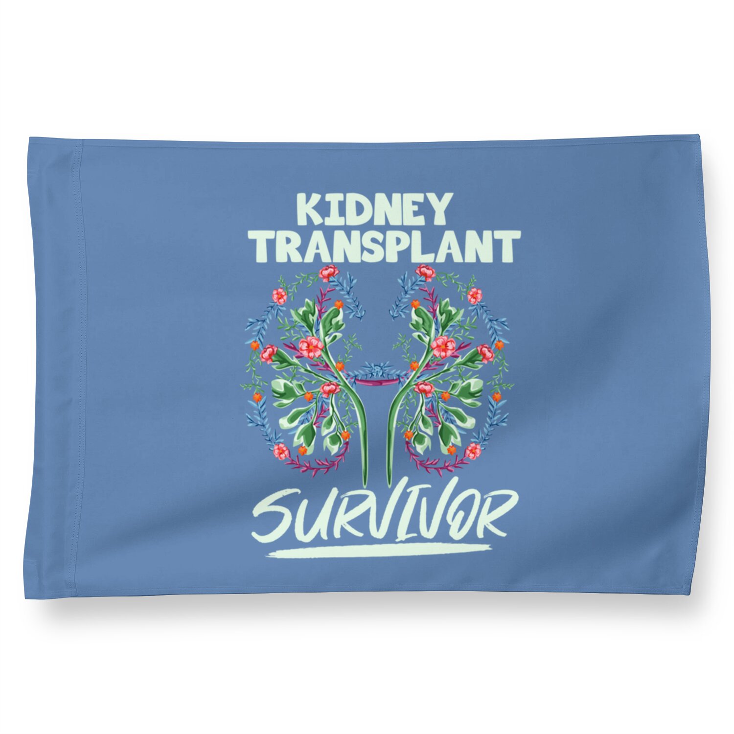 Kidney Transplant Design For An Organ Recipient House Flags