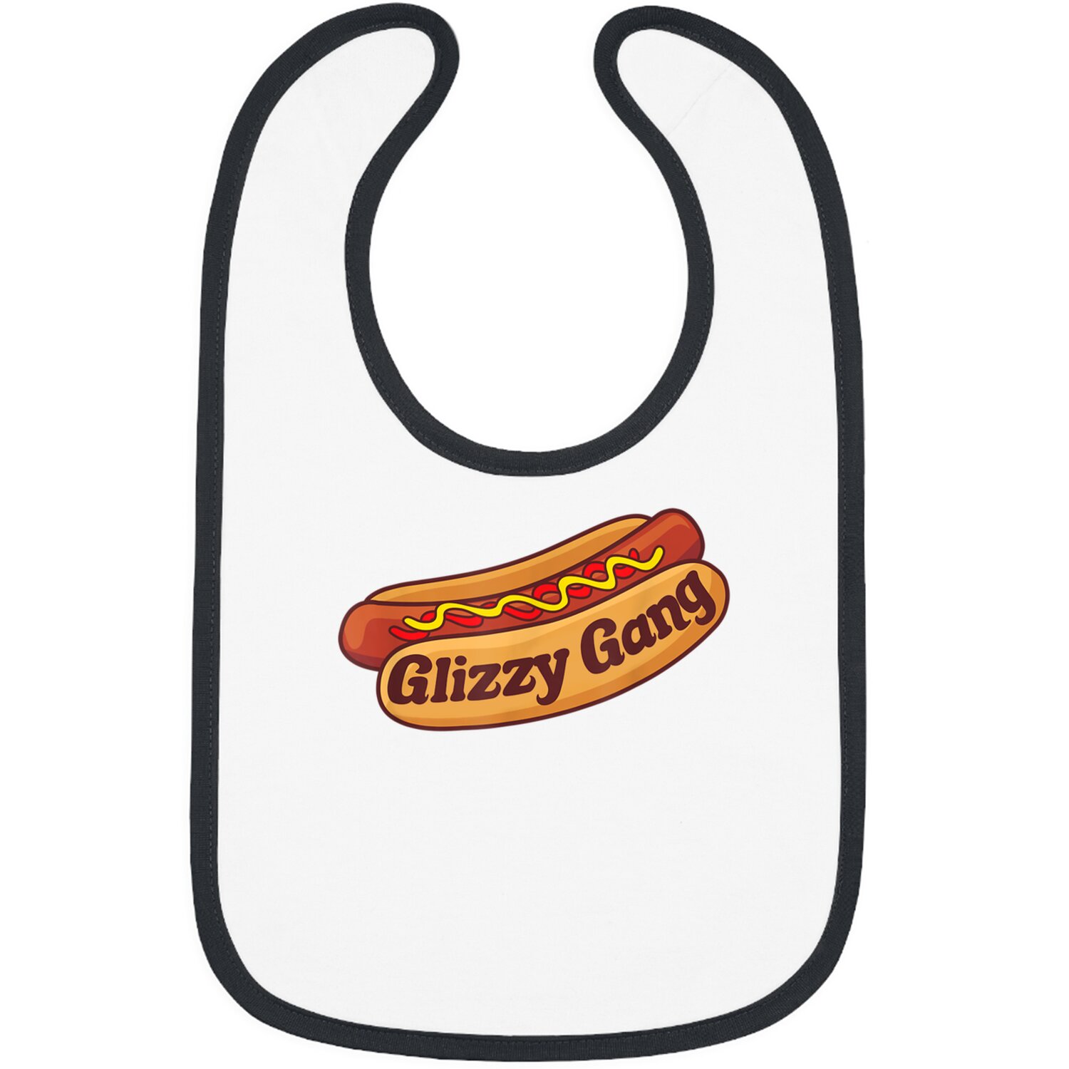 Glizzy Gladiator Bibs Glizzy Gang - Gladiator Gobbler Funny Hot Dog ...