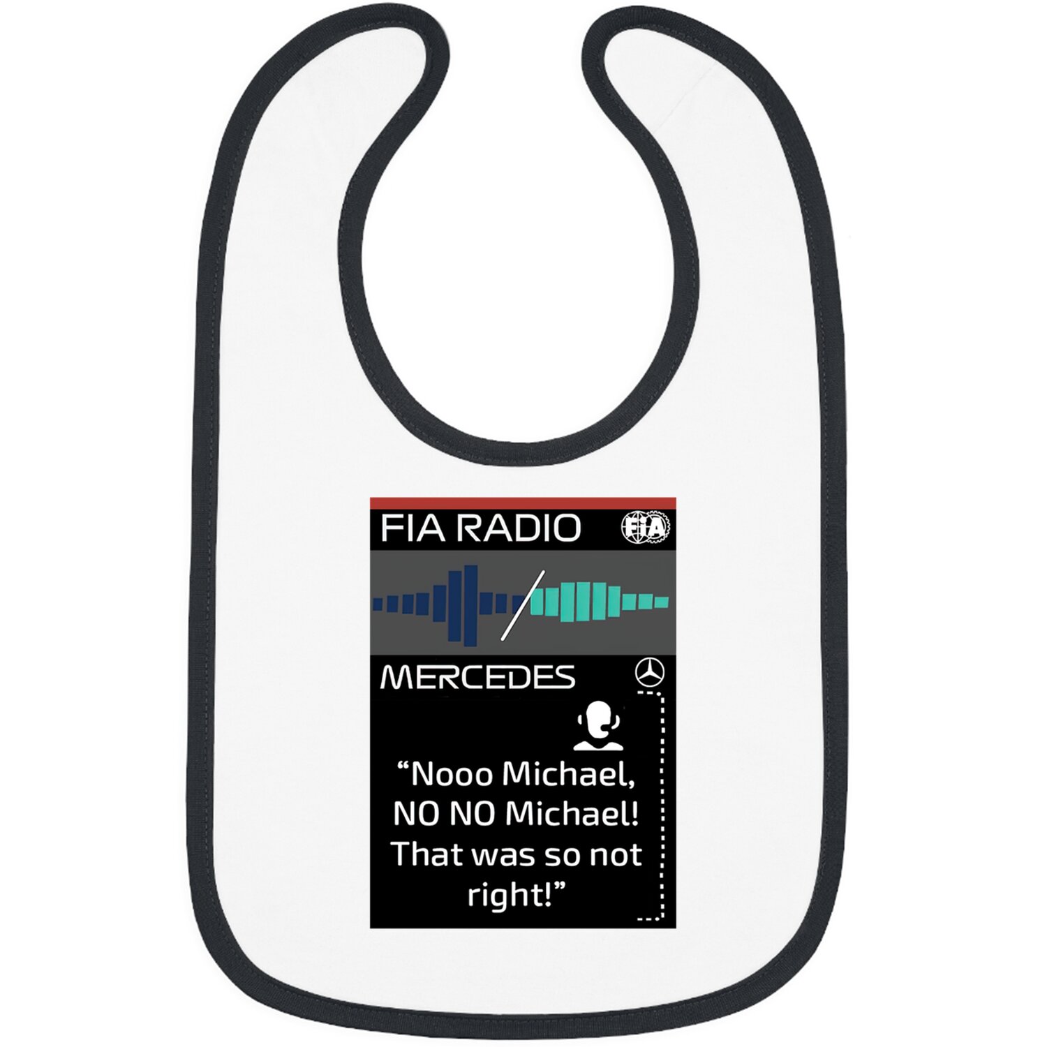 Toto Wolff Angry Team Radio Abu Dhabi 2021 Classic Bibs