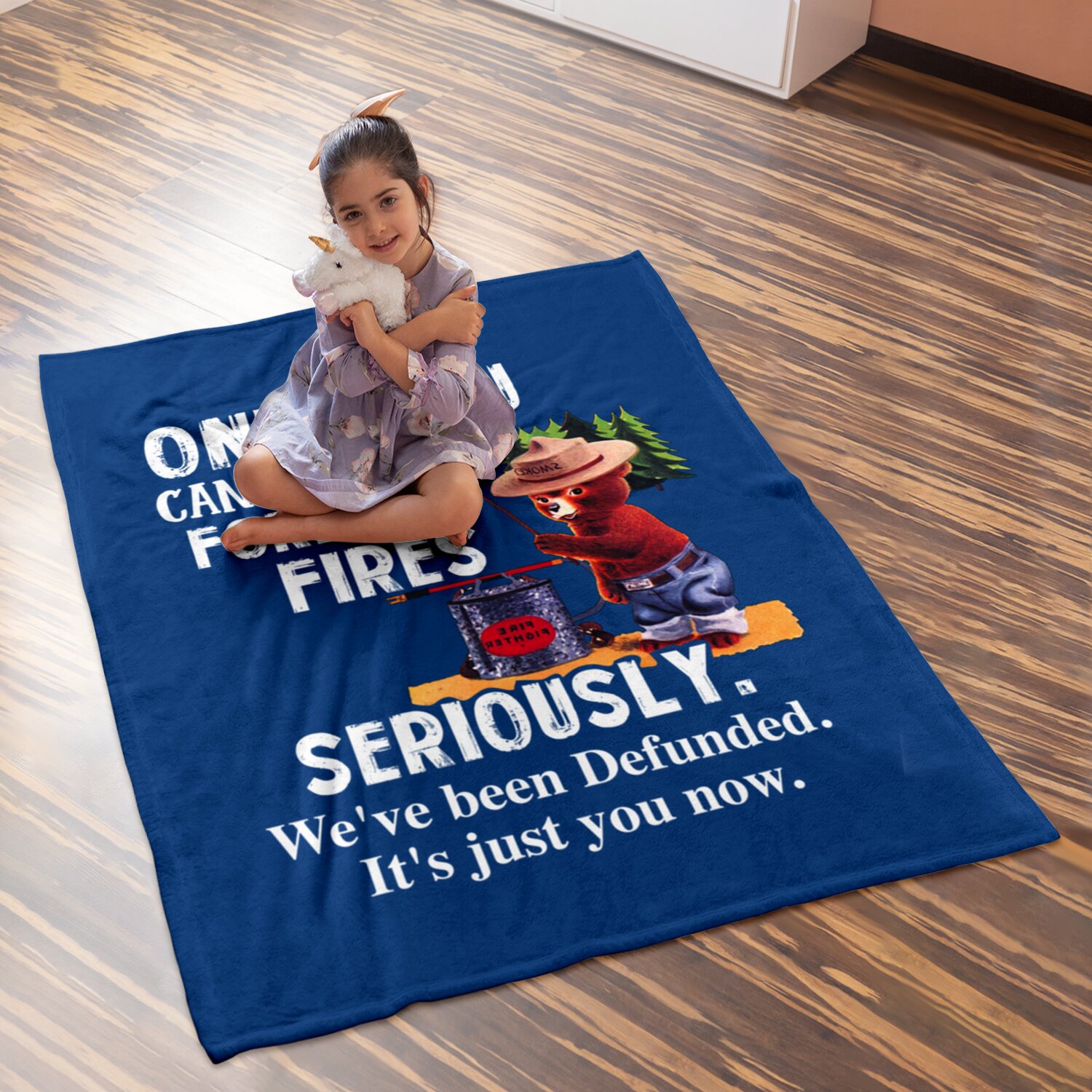 Only You Can Prevent Forest Fires Baby Blankets Only You Can Prevent ...