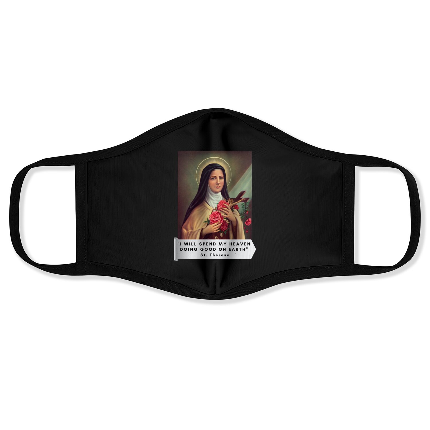 St Therese Of Lisieux Saint Therese Of Child Jesus Catholic Face Masks