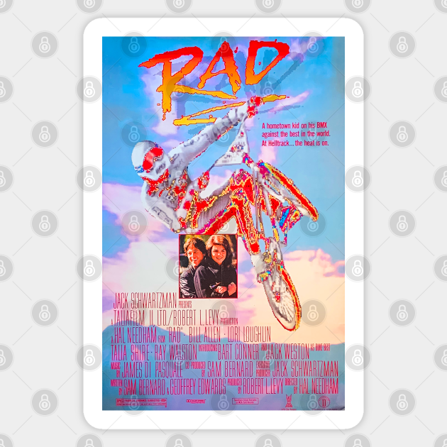 RAD Movie Poster! - Rad - Sticker