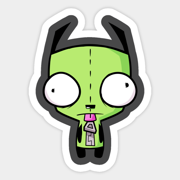 Suited GIR - Invader Zim - Sticker