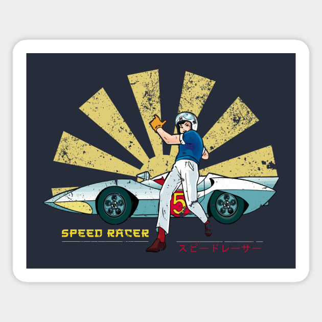 Speed Racer Retro Japanese - Speed Racer - Sticker