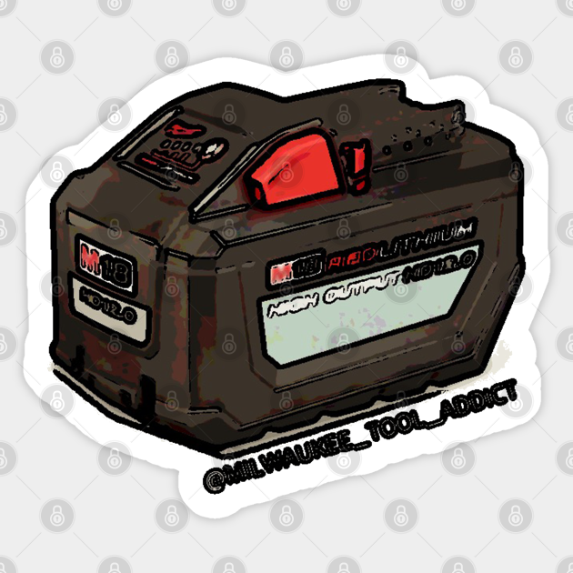 MTA M18 Battery Sticker Only - Mta - Sticker