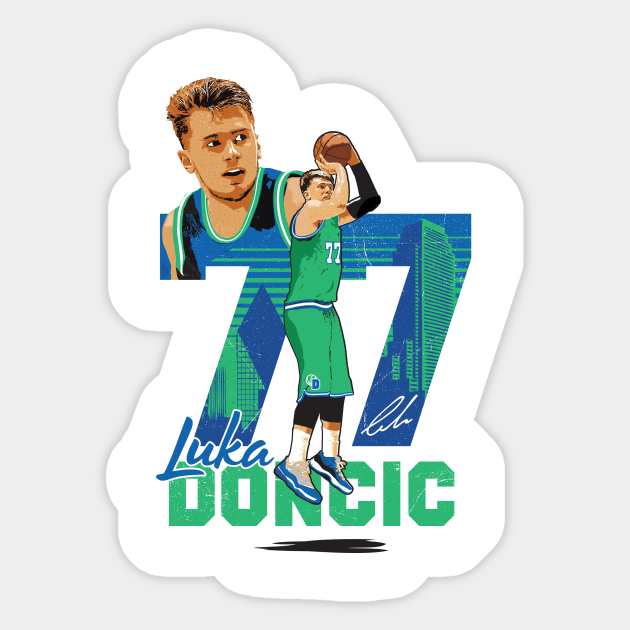 Luka Doncic - Sports - Sticker Designed & Sold By Dana Hora
