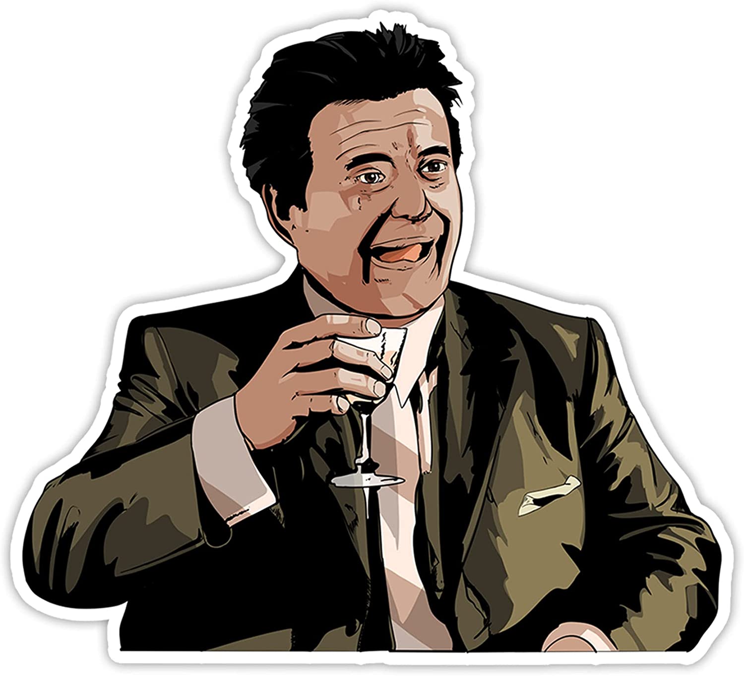 Goodfellas Joe Pesci What Do You Mean I’m Funny Sticker 2"