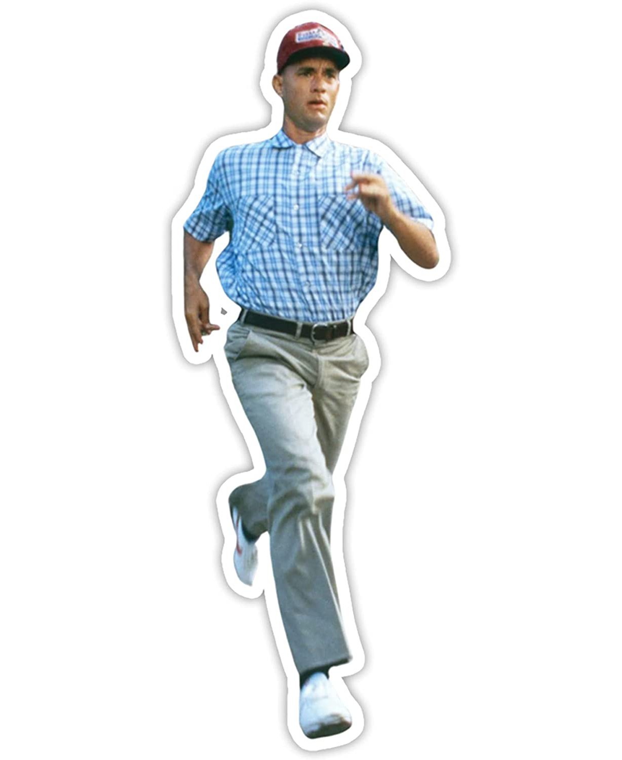 Forrest Gump Running Sticker 2"