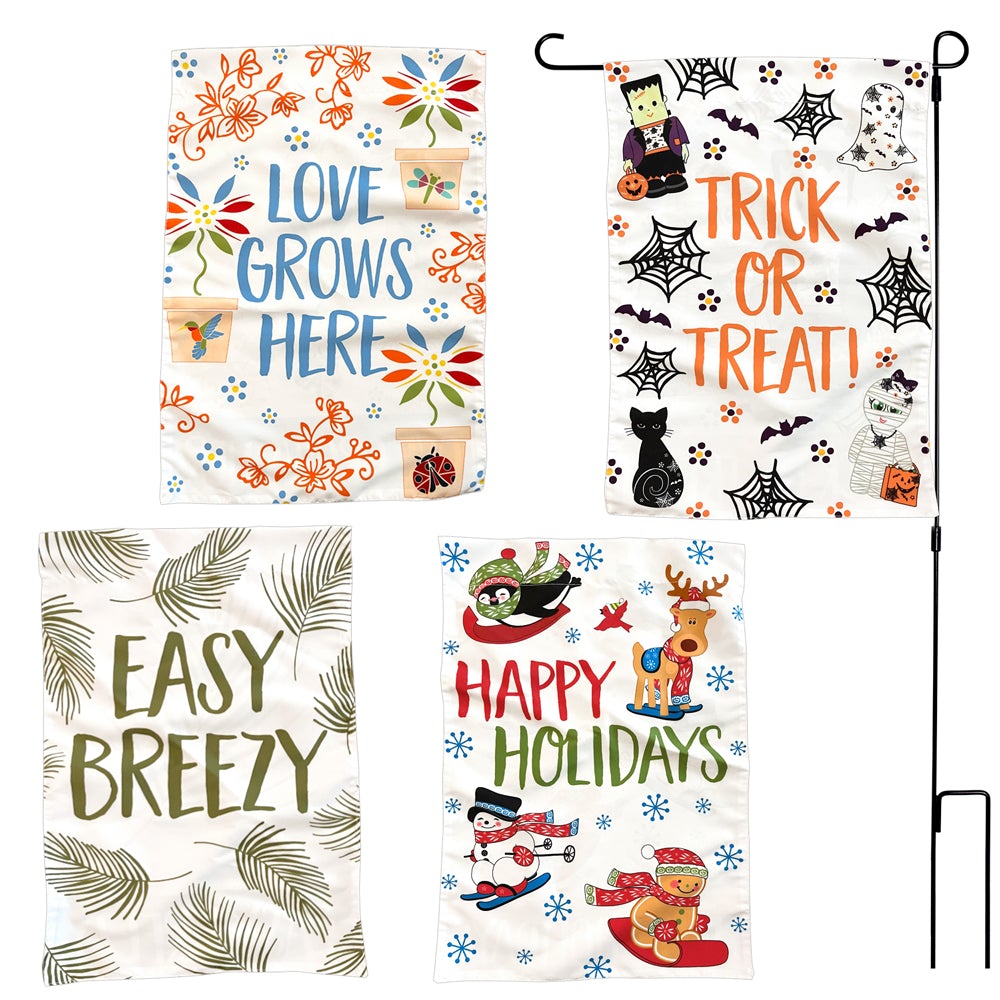 Royal blue Garden Flags Designed By Independent Artists On Printerval