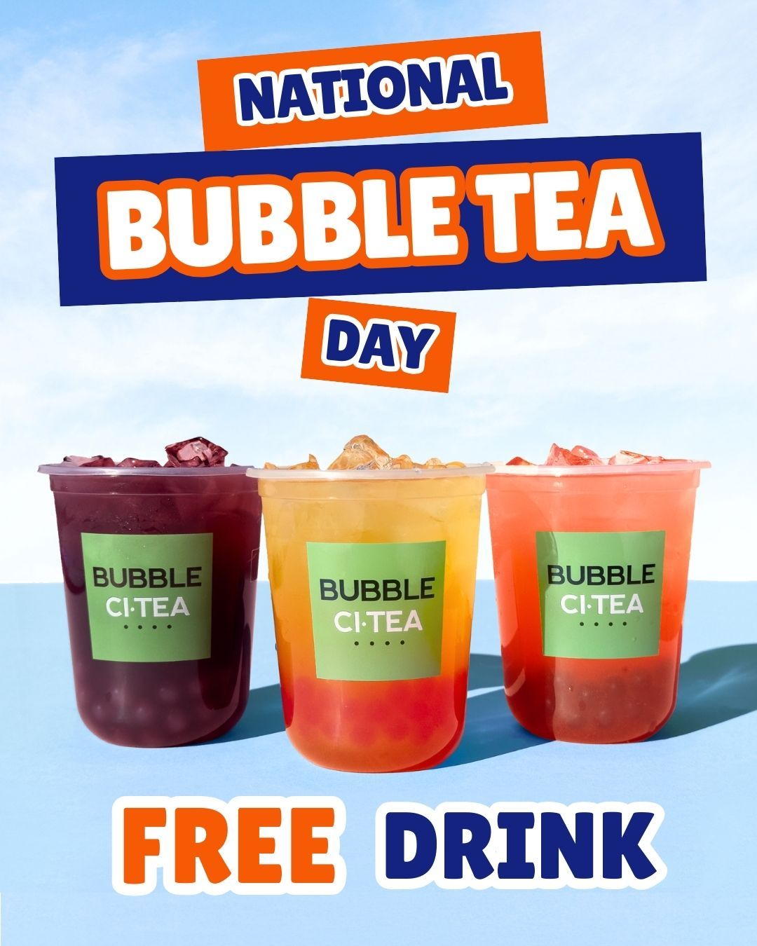 Free Bubble Tea at Bubble Ci Tea!