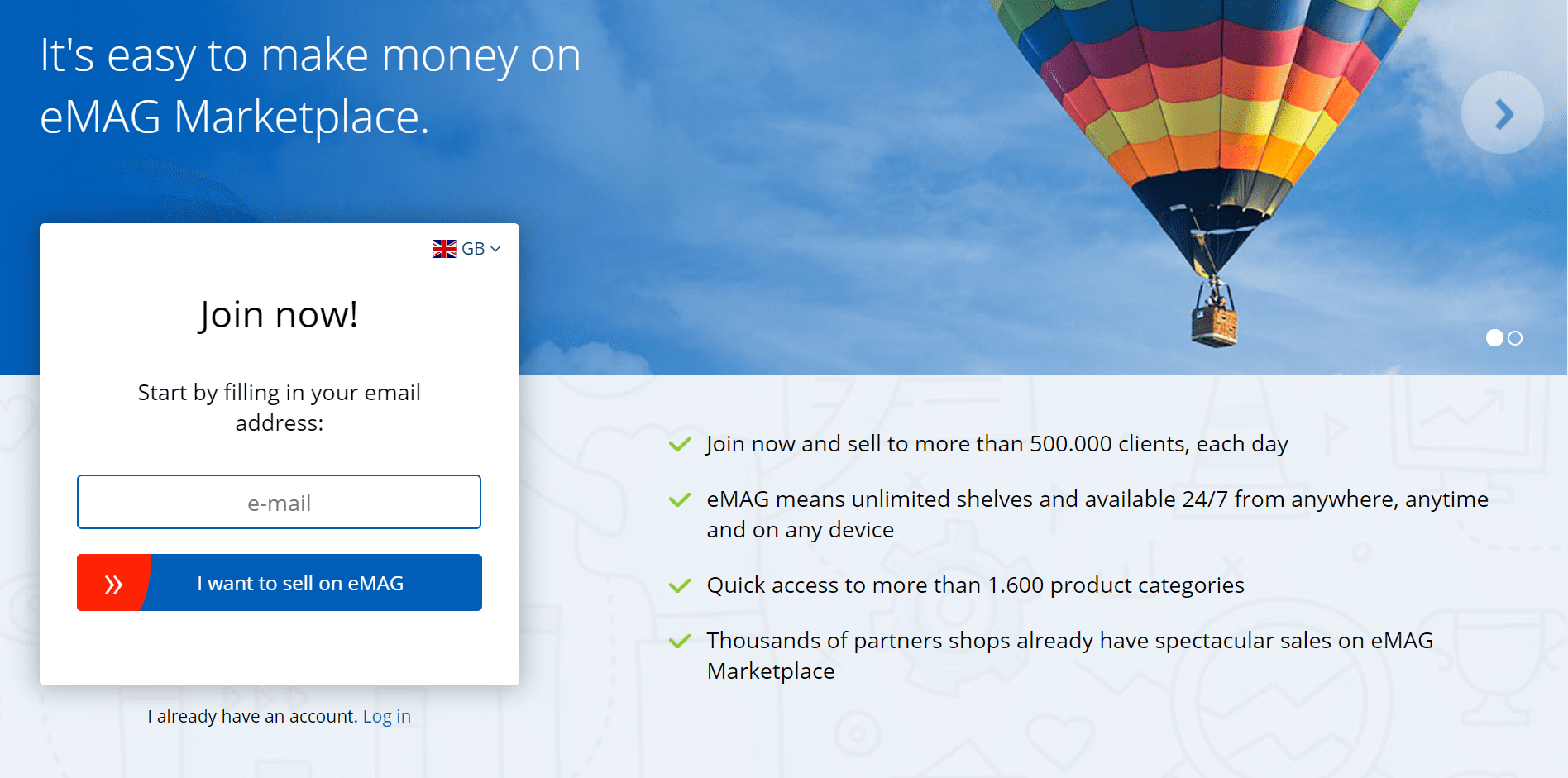 Steps of registration on the eMAG Marketplace platform - eMAG Marketplace