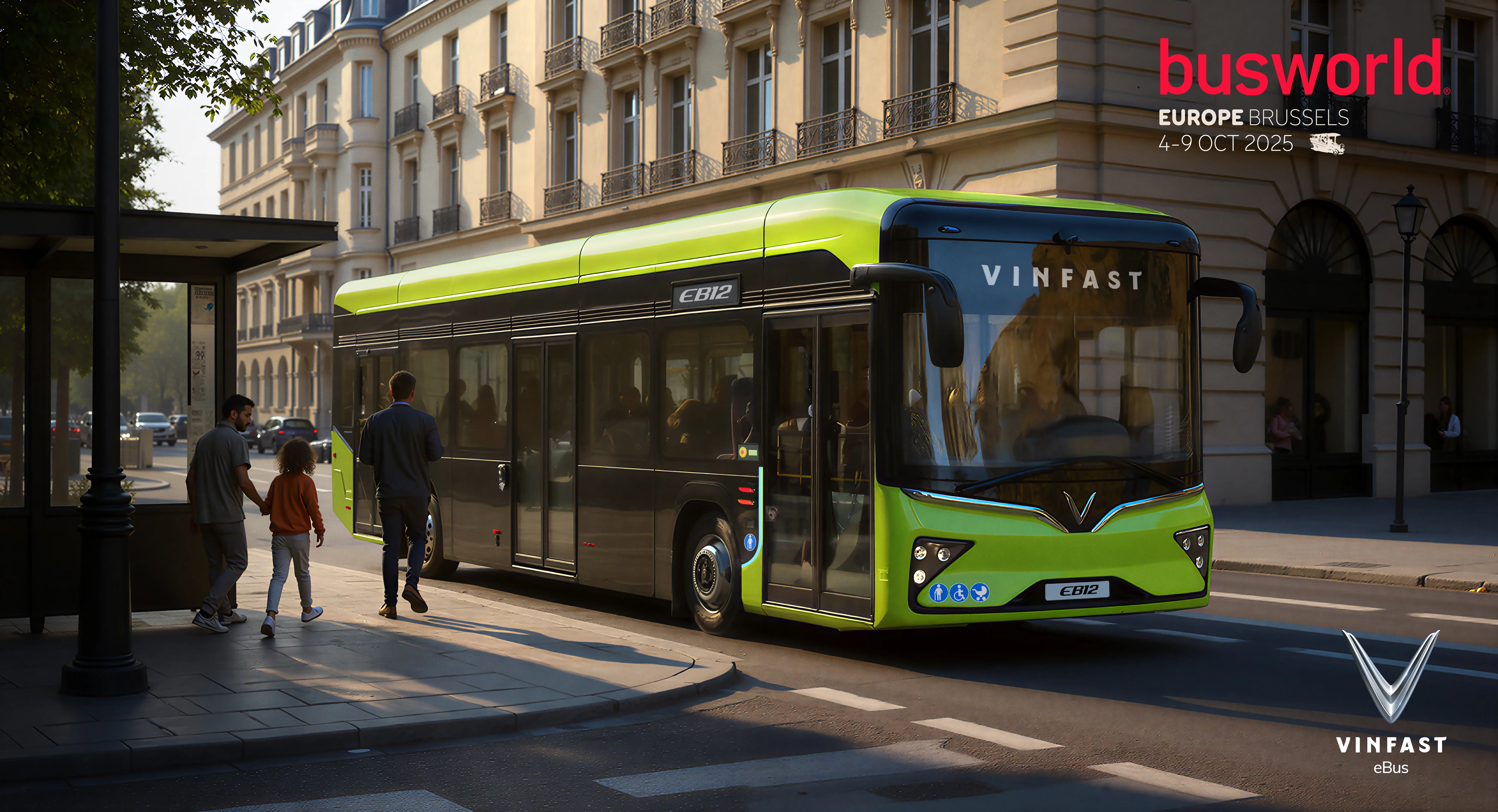 VinFast's advanced electric buses debut in europe, its first ...