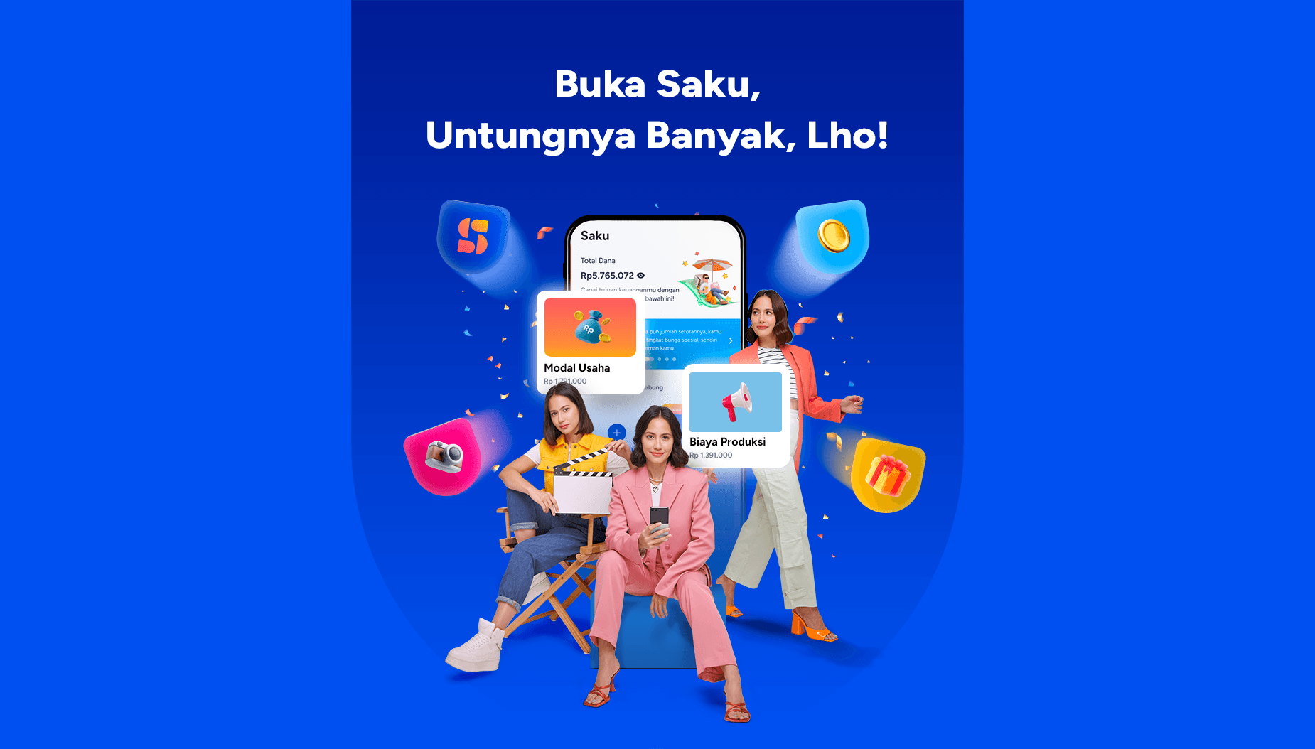 Buka Saku, Bisa Dapet Cashback dan e-Voucher! | Bank Saqu