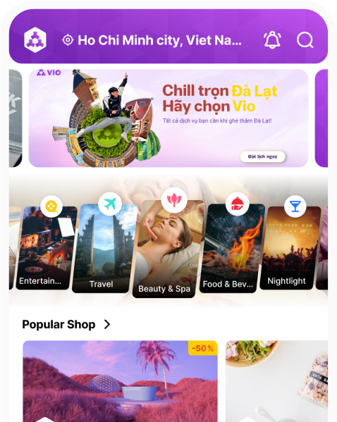 Download App - Vio Smart Booking