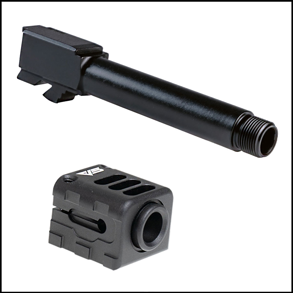 Barrel Bundle: Glock 19 Compatible Threaded Barrel + Sylvan Arms 9mm ...