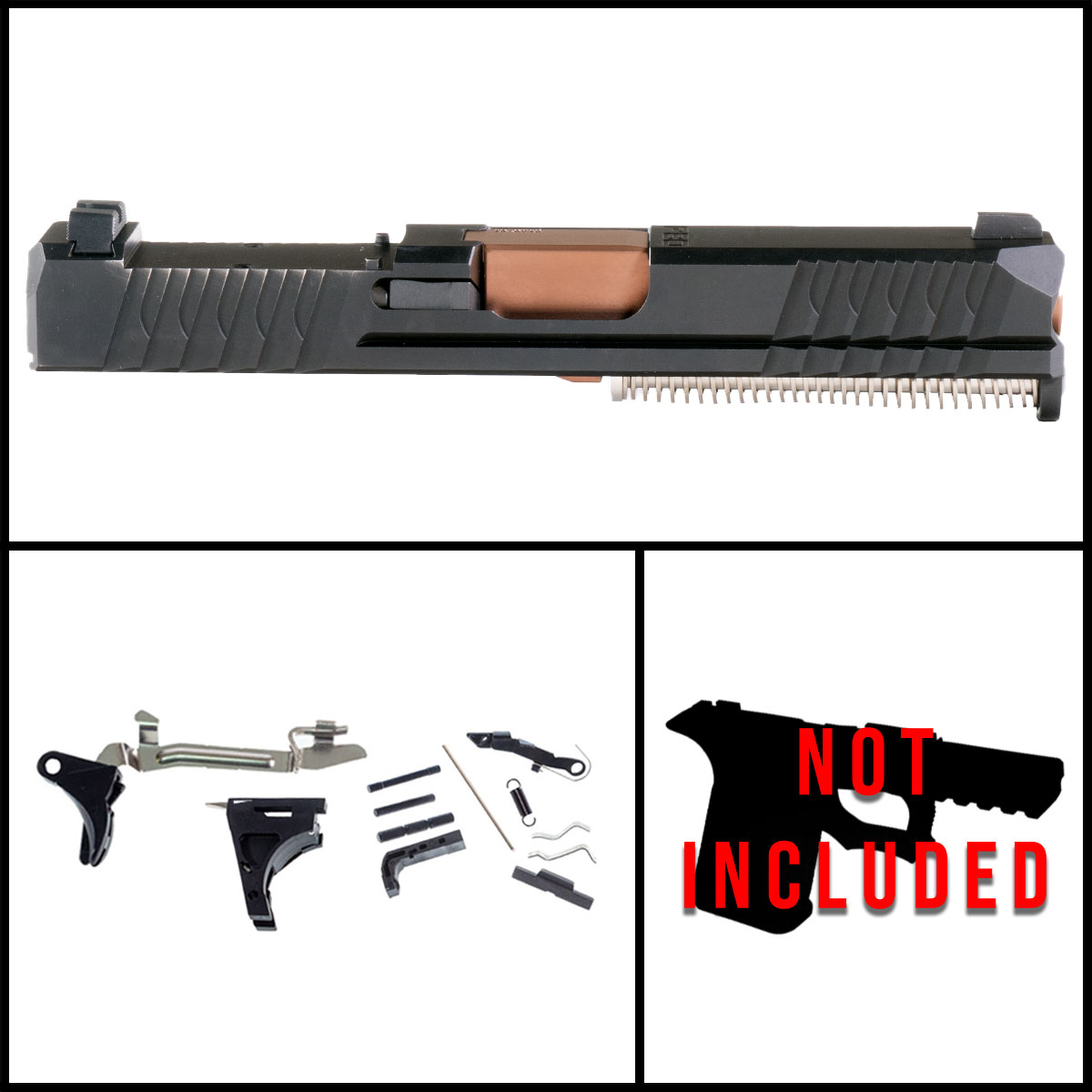 DTT 'Velareon' 9mm Full Pistol Build Kit (Everything Minus Frame ...