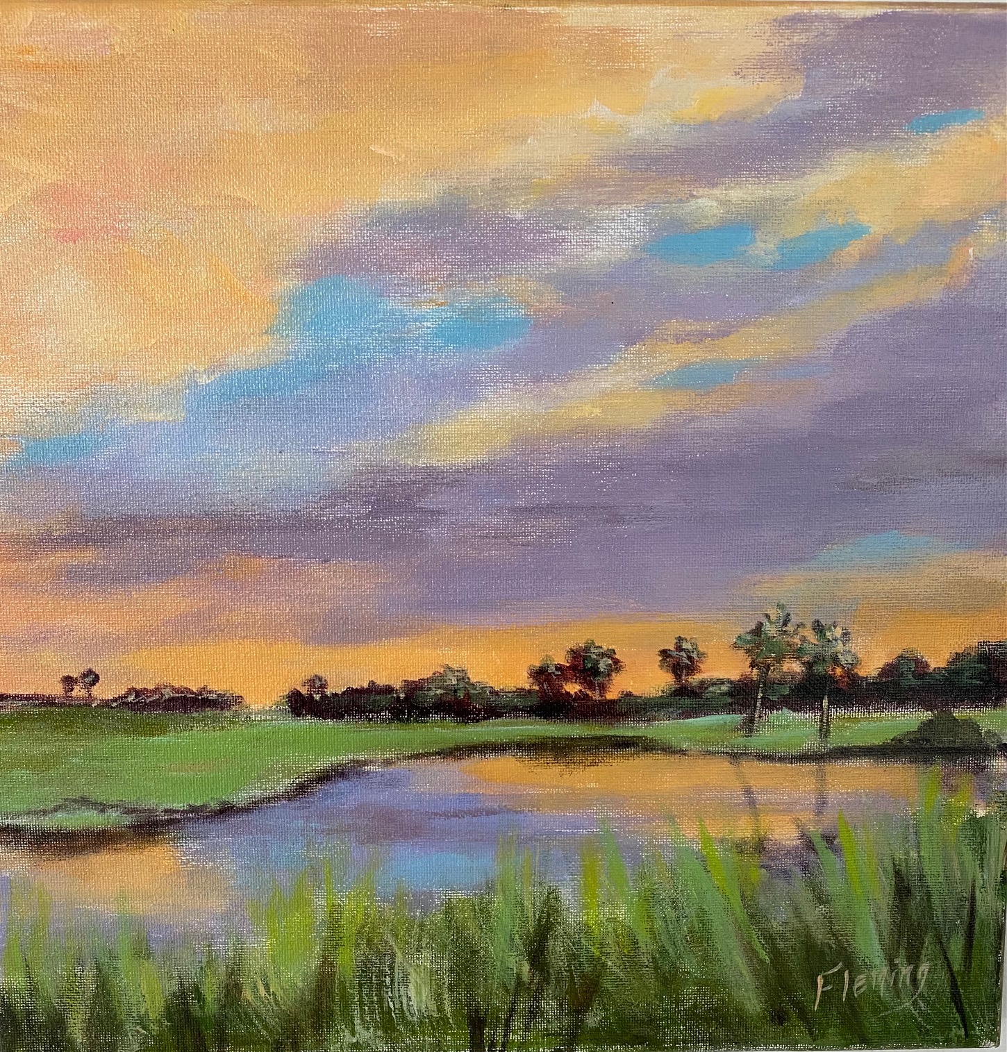 HOME | Sandy Fleming Acrylic on Canvas Artist