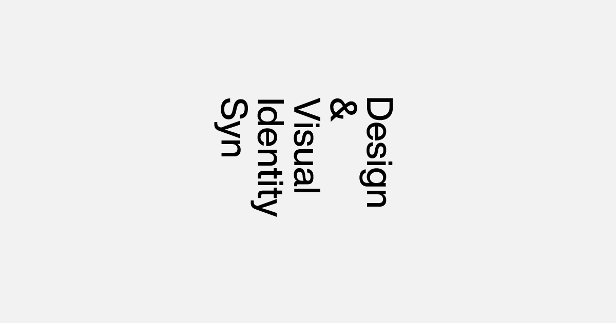 Design & Visual Identity Syn