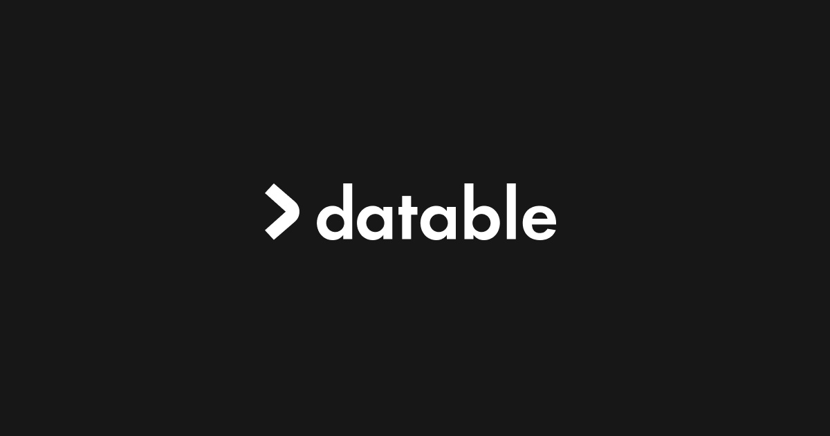 Datable inc - 株式会社Datable