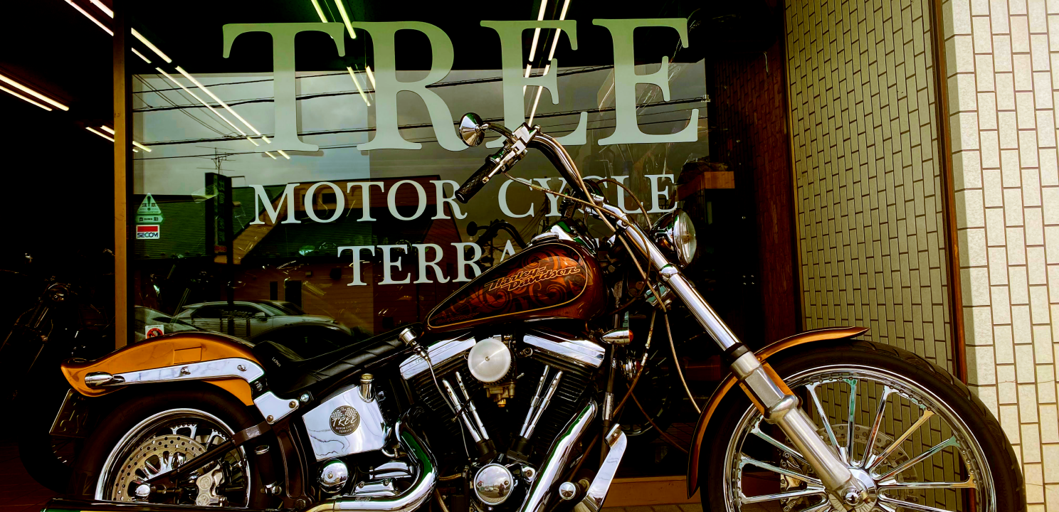 神奈川県綾瀬市のオートバイ店、The TREE MOTORCYCLE TERRACEです。