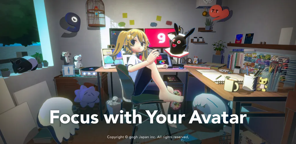 gogh - Focus with Your Avatar