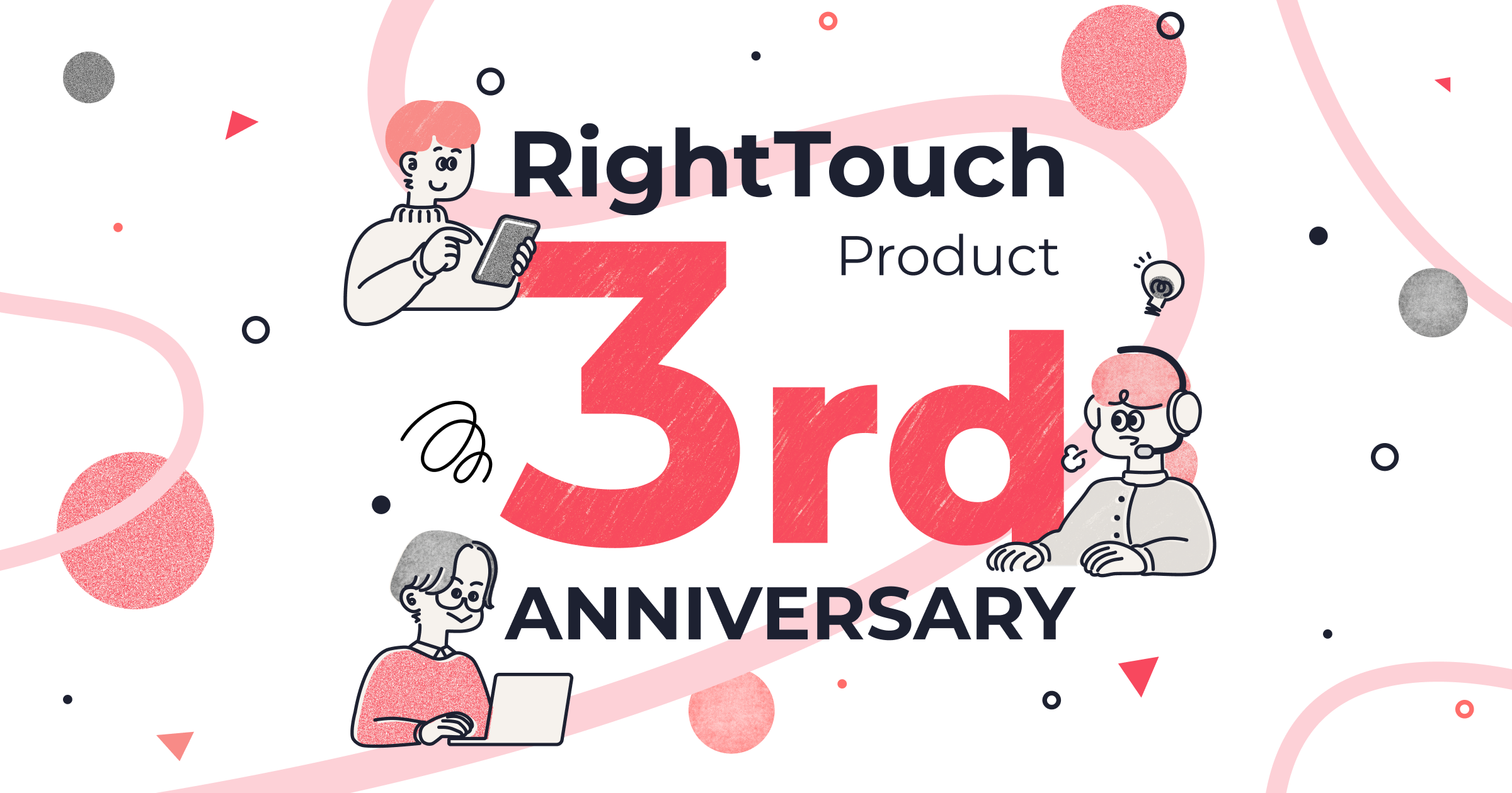 RightTouch Product 3周年記念インフォグラフィックス - 数字と体験で見るRightTouch
