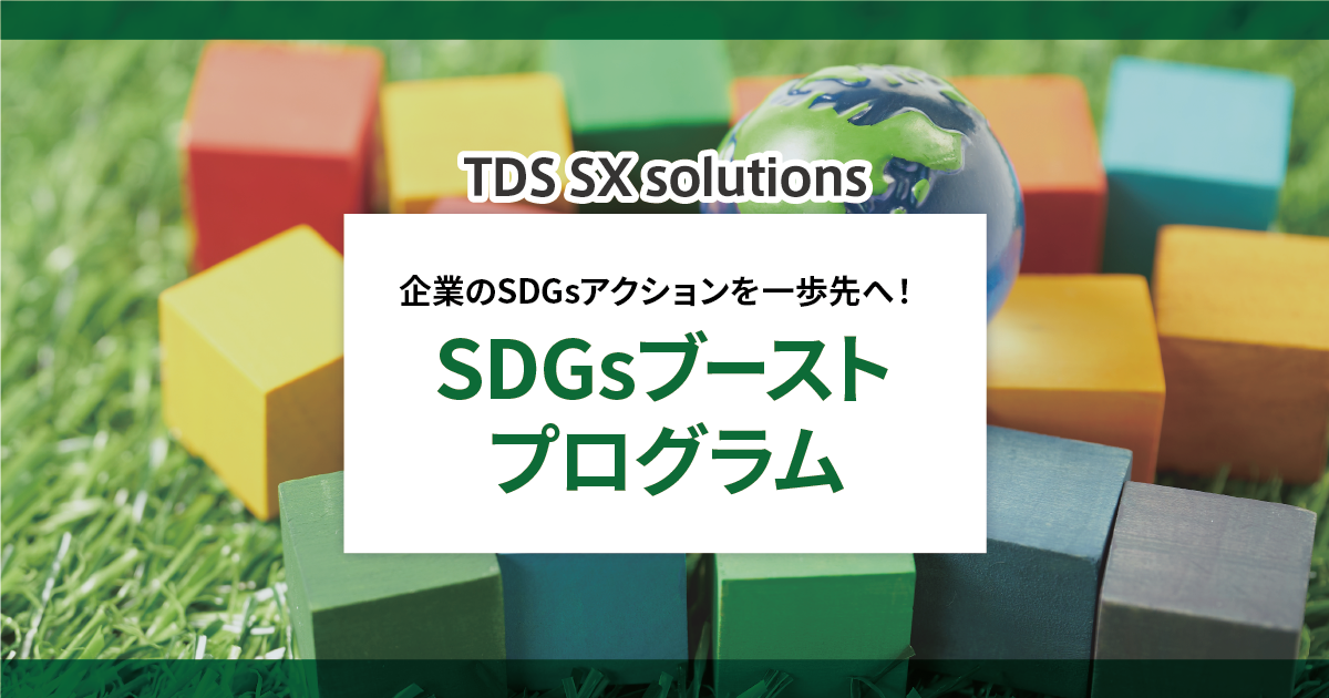 TDS SX solutions｜SDGsブーストプログラム