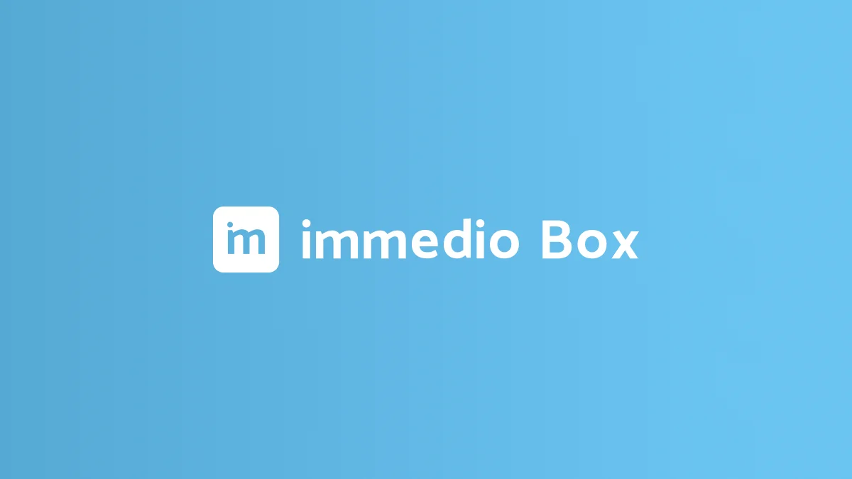 immedio Box（イメディオ ボックス）｜資料上のWeb接客で顧客獲得を最大化