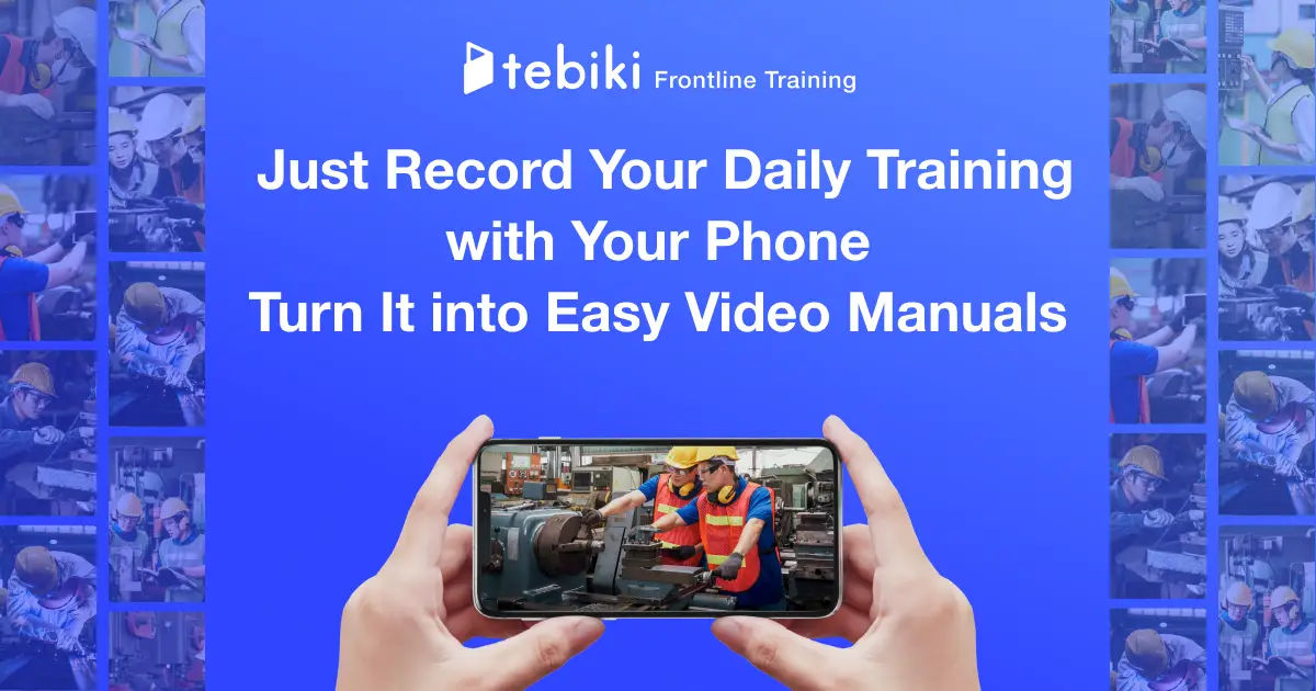 Easy Video Manuals on Your Smartphone | tebiki