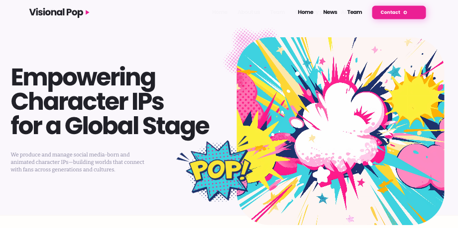 Visional Pop - Homepage