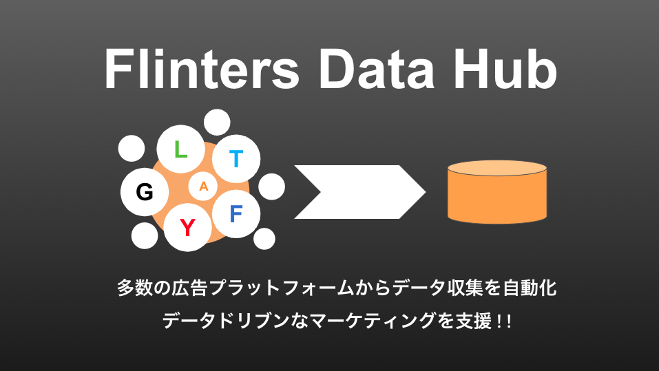 Flinters Data Hub | マーケティングデータ収集、出力するデータハブの役割を担うサービス
