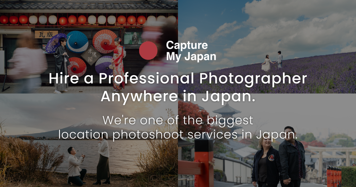 Capture My Japan | English-Speaking Photographers for Couples & Families