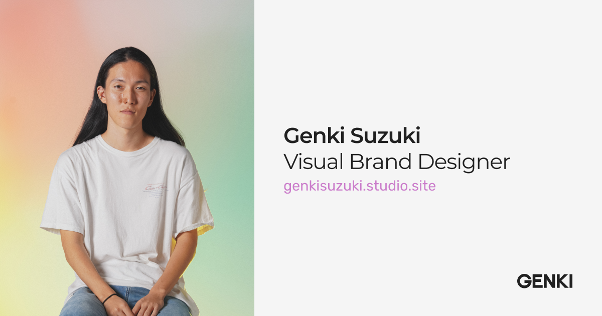 Genki Suzuki - Brand and Graphic Designer