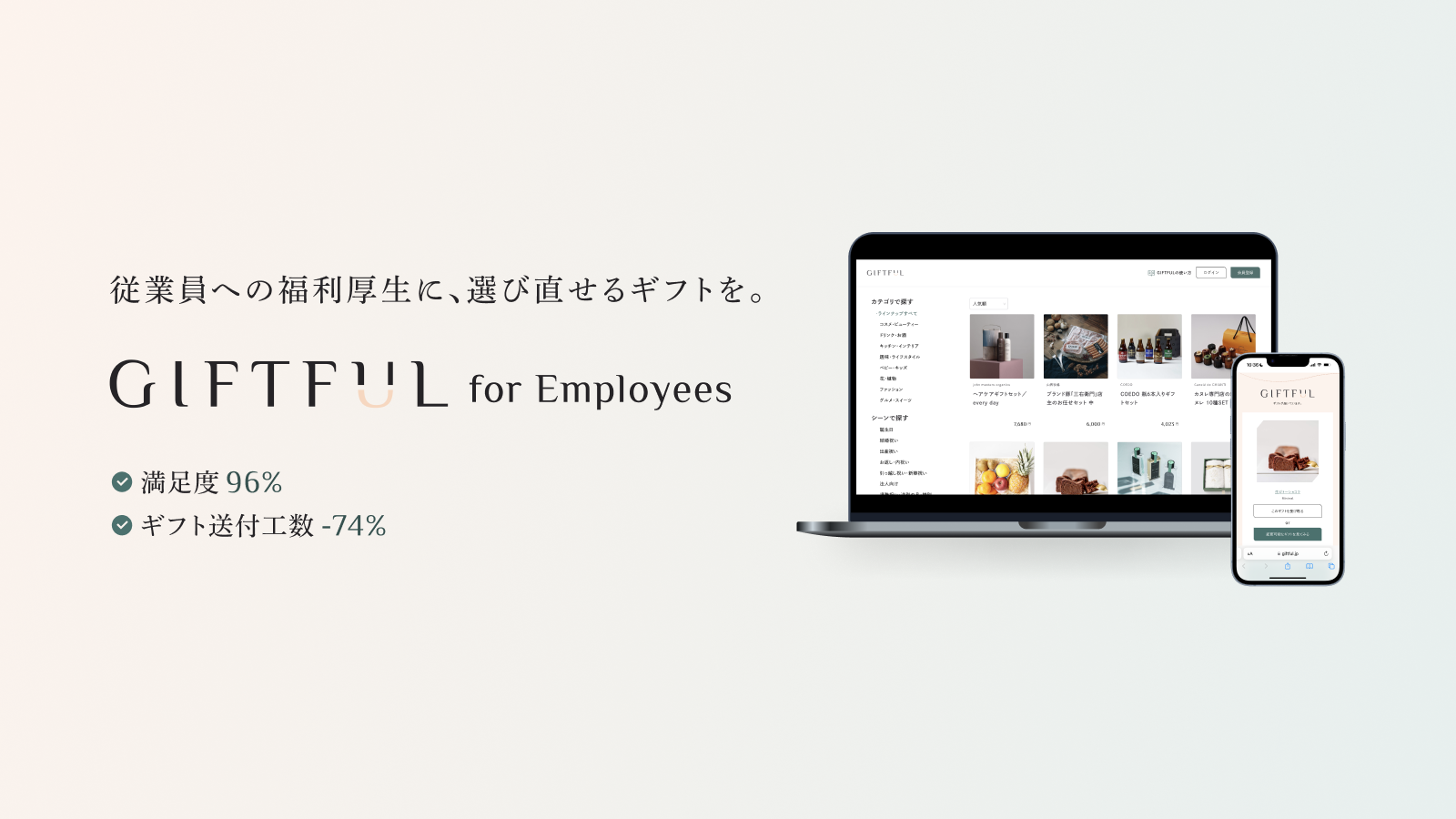 GIFTFUL for Employees | 従業員への福利厚生に、選び直せるギフトを。