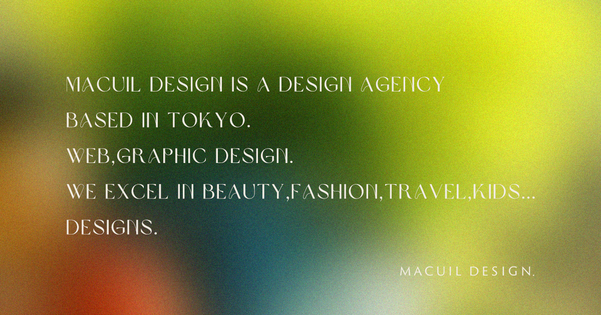 macuil design Inc, | WEBデザイン会社