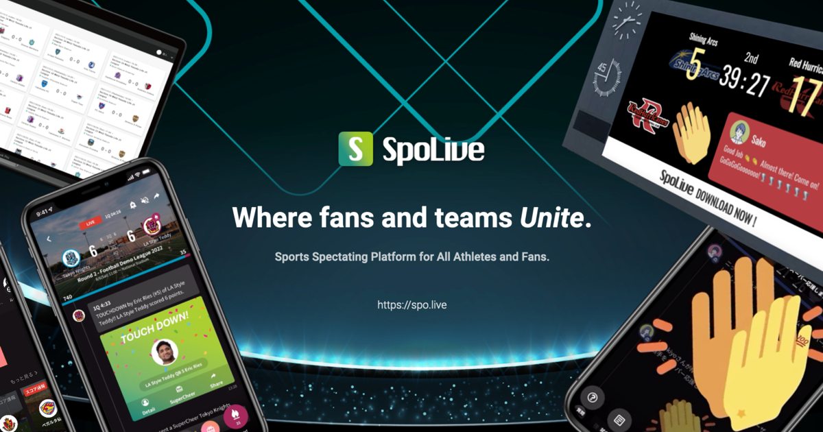チームや大会運営者によるスポーツ情報配信サービス | SpoLive (スポライブ)