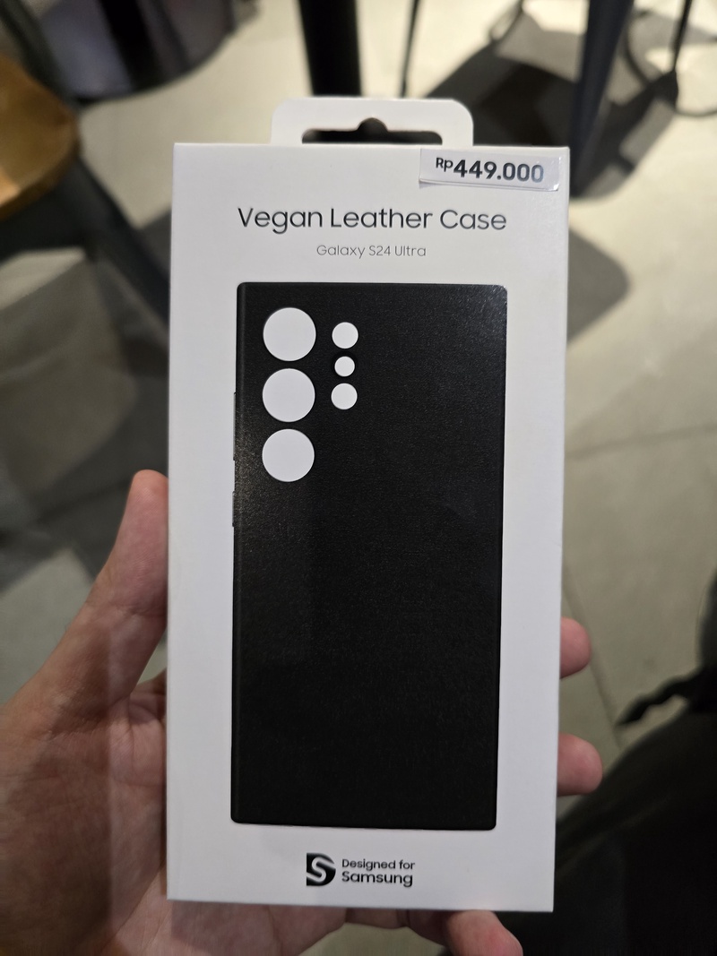 Jual Samsung S24 Ultra Vegan Leather Case GRATIS ONGKIR | Eraspace