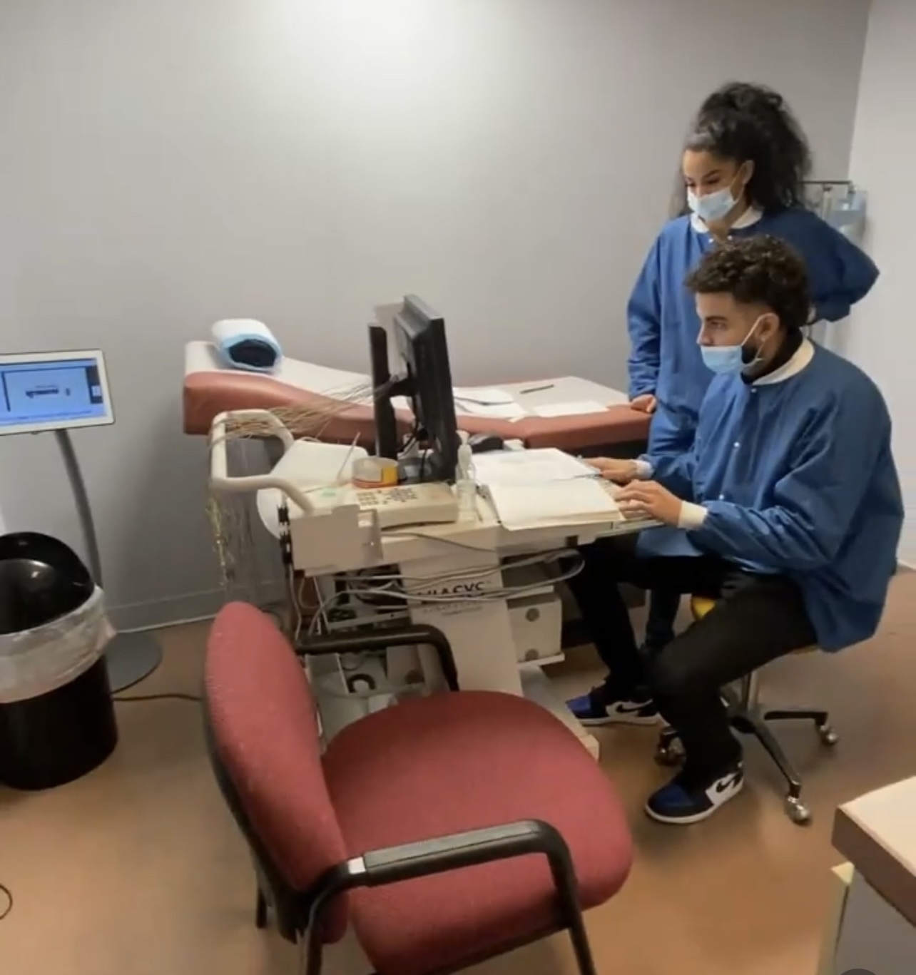 Students EEG clinical pictures