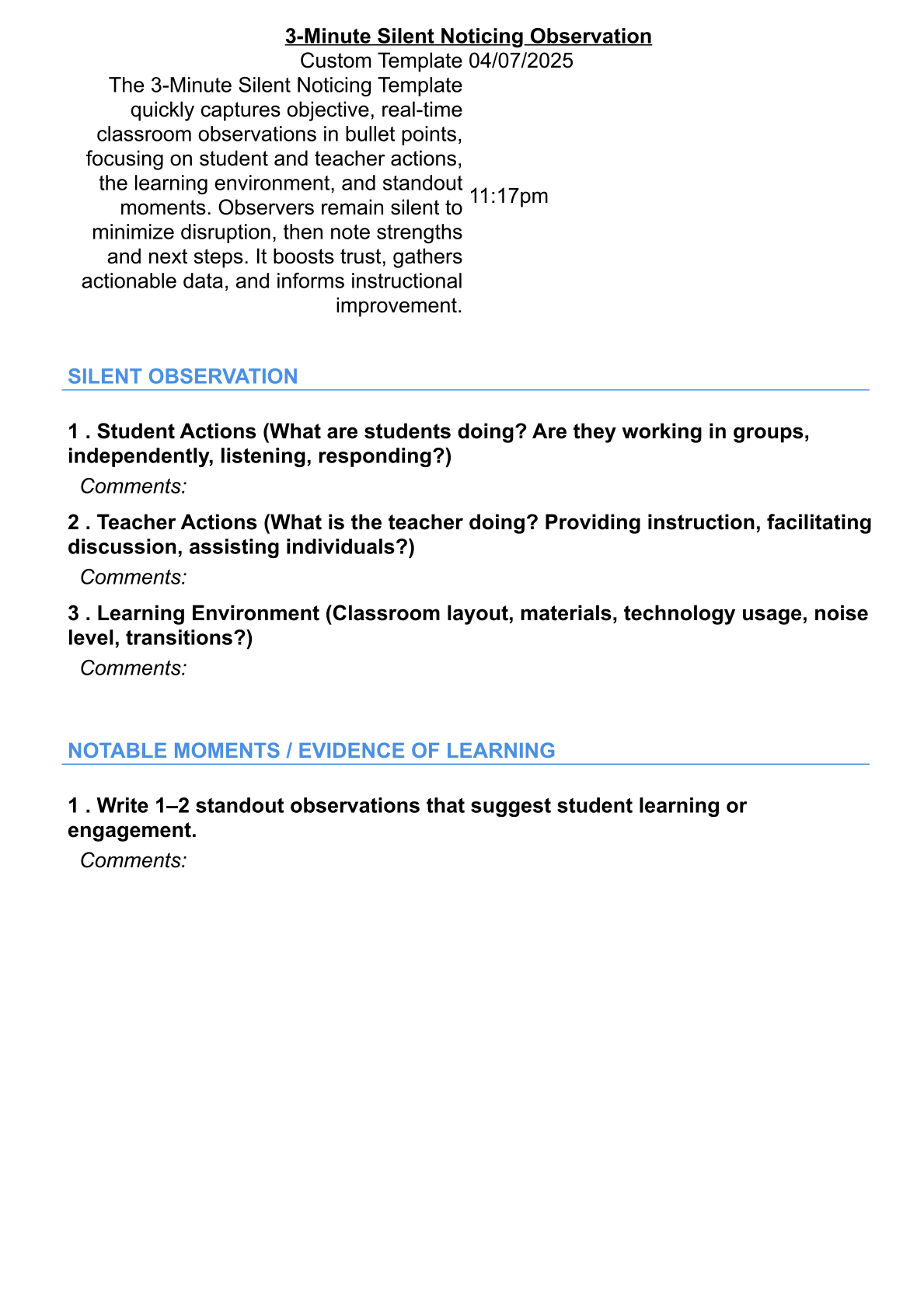 Template Library - Education Walkthrough