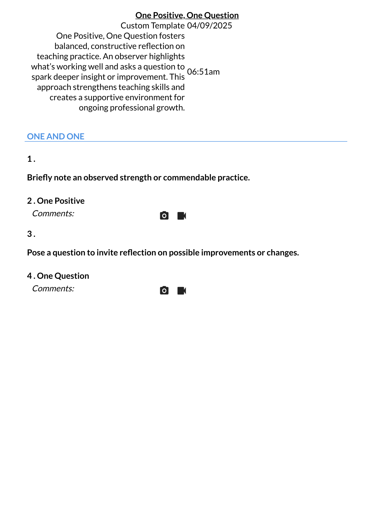 Template Library - Education Walkthrough