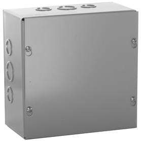 Raco SC080804RC Pull Box Enclosure, 1-Gang, Steel, Enamel-Coated ...